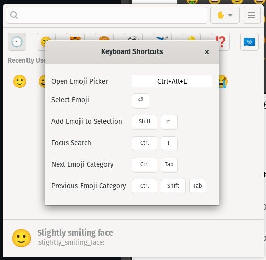 Linux Ubuntu Emoji 입력 툴 - Emote (리눅스 우분투 이모지 입력) - GoGoYeon